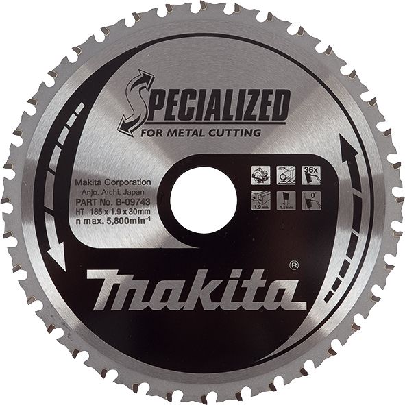 TCT list za testeru, za metal Makita B-23086