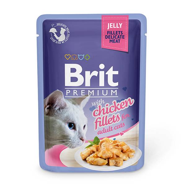 Brit PC Delicate Fileti u želeu sa piletinom - 85g