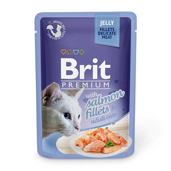 Brit PC Delicate Fileti u želeu sa lososom - 85g