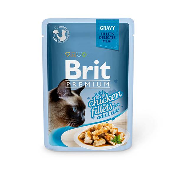 Brit PC Delicate Fileti u sosu sa piletinom - 85g