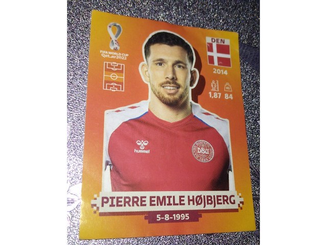 Sličica Quatar 2022 Pierre Emile Hojbjerg Den 12