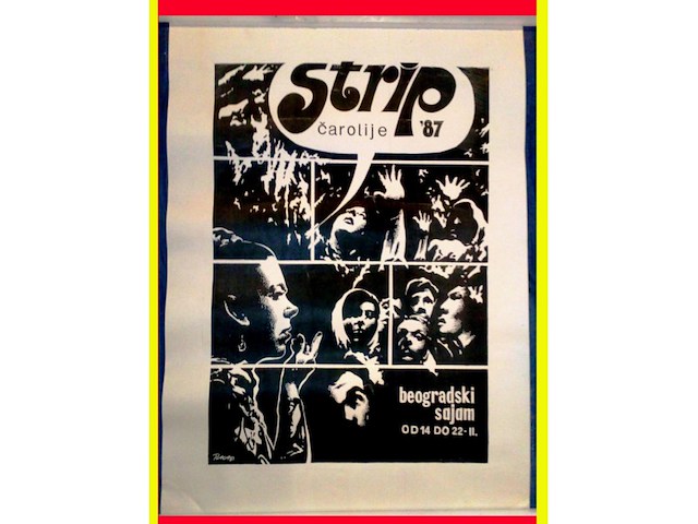 plakat STRIP ČAROLIJE 1987 ✿★✿