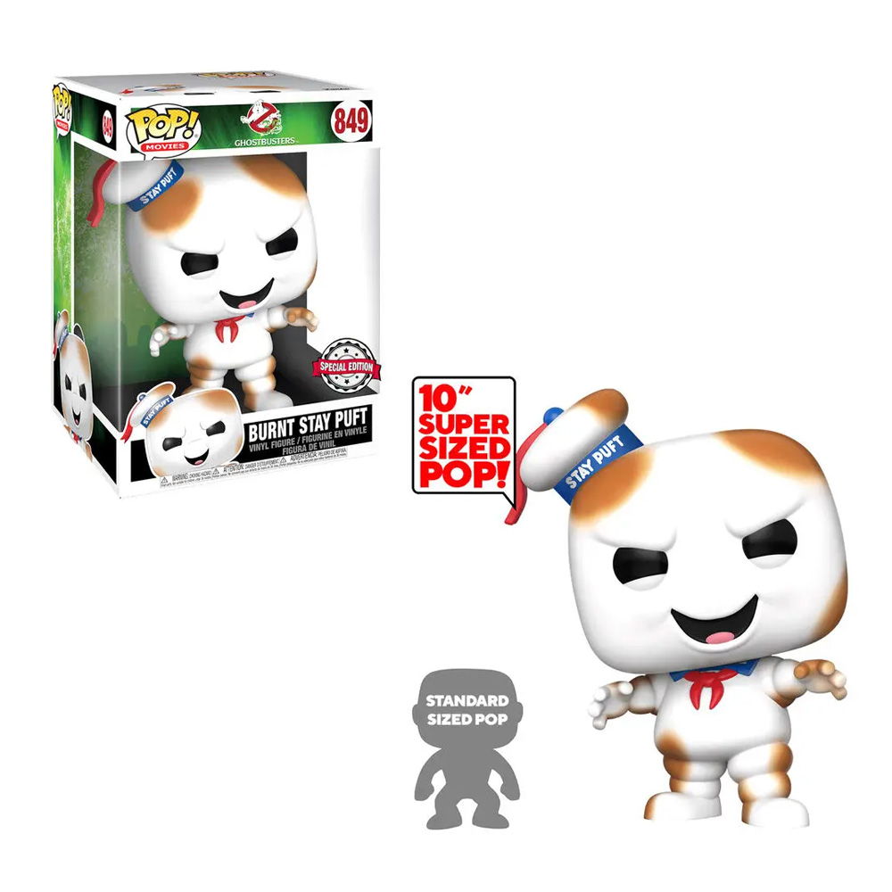 POP! Movies: Ghostbusters - 10" Burnt Stay Puft
