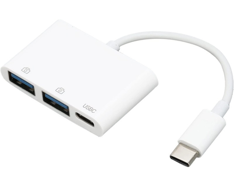 FAST ASIA Adapter TIP-C na 2xUSB+TIP-C