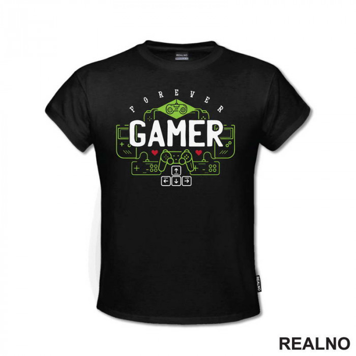 FOREVER GAMER - GEEK - MAJICA