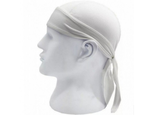 Sportska marama za glavu quick dry u beloj boji