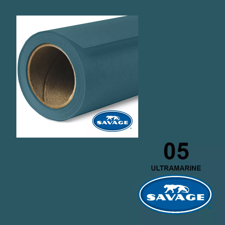 Savage Ultramarine 05 2.75x11m papirna pozadina, Made in USA