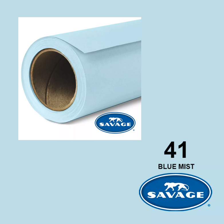 Savage Blue Mist 41 2.75x11m papirna pozadina, Made in USA