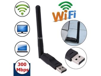 USB WiFi adapter sa antenom 2dBi RT5370 RT7601
