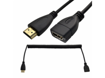 Kabl HDMI produzni M na Z spiralni 1.5m JWD-HDMI12