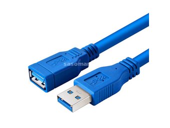 USB kabal produzni A/F 3.0 5m plavi