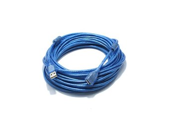USB kabal produzni A/F 2.0 10m plavi