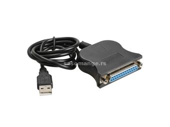 USB 1.1 to DB25 Female Port Print Converter Cable LPT USB