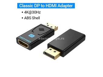 DP na HDMI ženski video audio konverter za laptop projektor