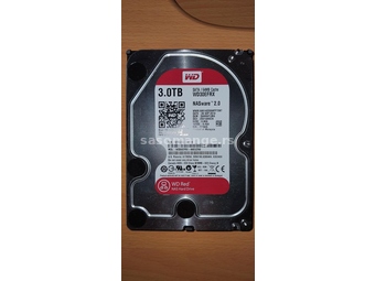 Western Digital 3 TB RED NAS Sata III hard RADIO NULA DANA! NOVO!