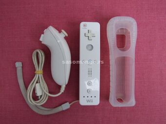 Nintendo Wii Remote+ Wii Nunchuk White FULL+GARANCIJA