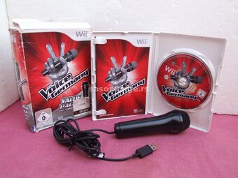 Logitech USB mikrofon + Voice Of Germany Wii igra +GARANCIJA