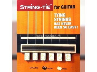 String Tie Zatezac Zica za Klasicnu Gitaru White