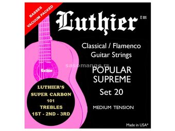 Luthier Carbon Set 20SC - za klasicnu gitaru