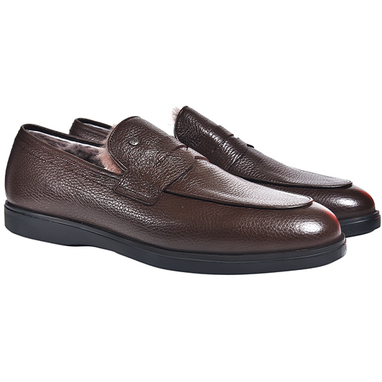 Italijanske muške kožne cipele Lab Milano lm1031222.un (braon)