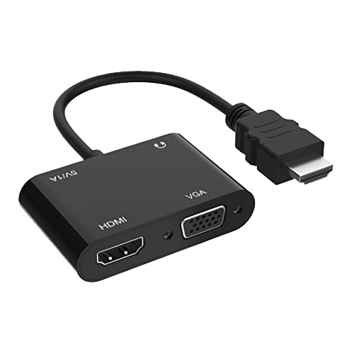 FAST ASIA Konvertor HDMI na HDMI+VGA+3.5