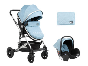 Kikka Boo Kolica AMAIA blue 2in1 set sa autosedištem (KKB10116A SET)