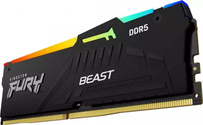 Memorija DDR5 32GB 5600MHz Kingston Fury Beast RGB KF556C40BBA-32