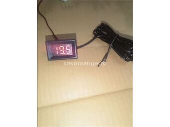 Termometar LCD digitalni crveni displej -40 do+120