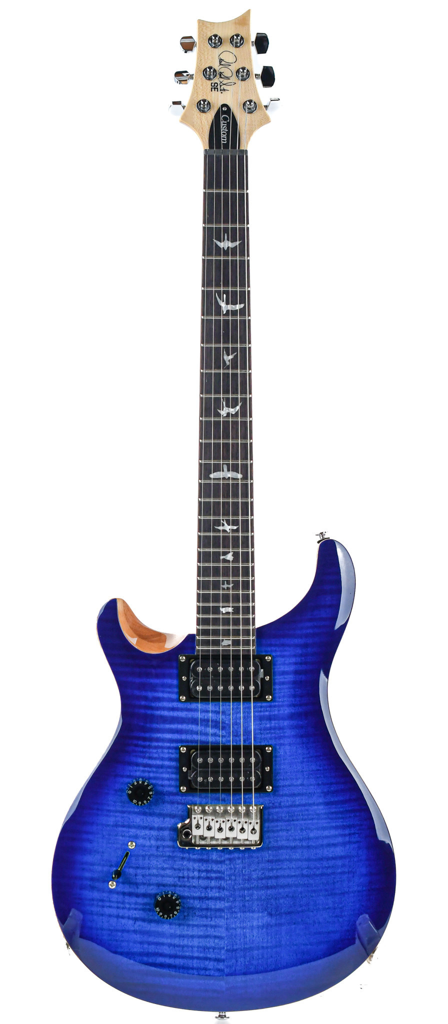 PRS SE Custom 24 Fades Blue Burst električna gitara za levoruke