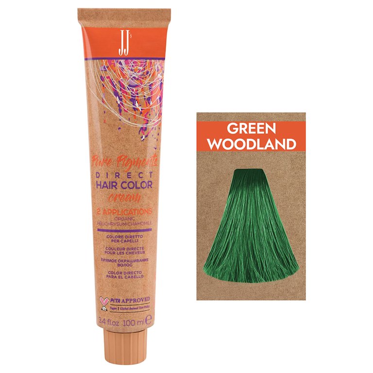 Pigmenti za kosu JJ’s Direct Color 100ml Green Woodland