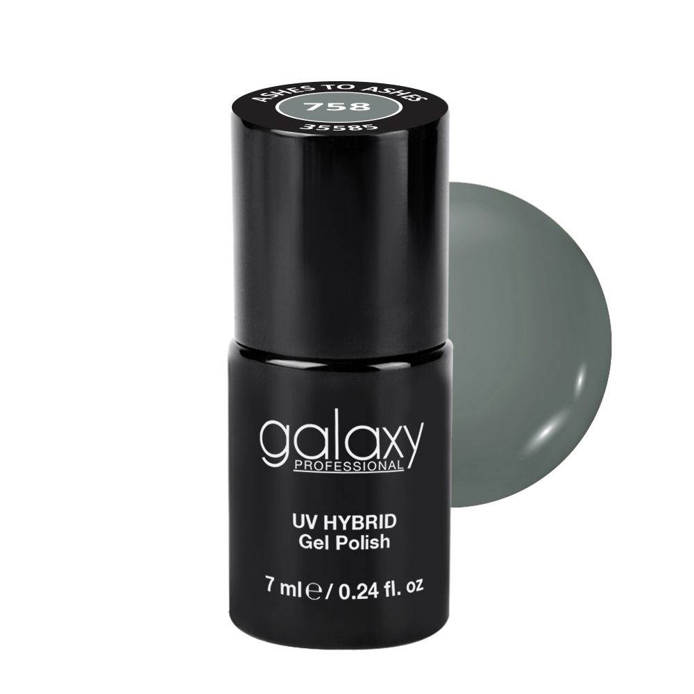 Trajni lak za nokte UV/LED GALAXY Hybrid 7ml Ashes To Ashes S758