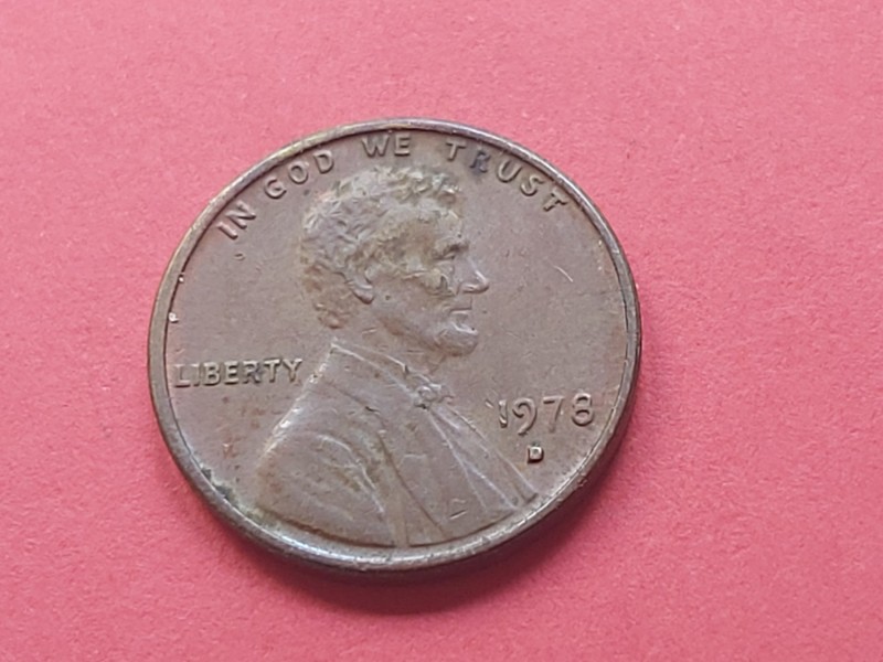 USA - 1 cent 1978 god D