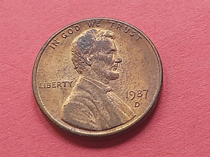 USA - 1 cent 1987 god D