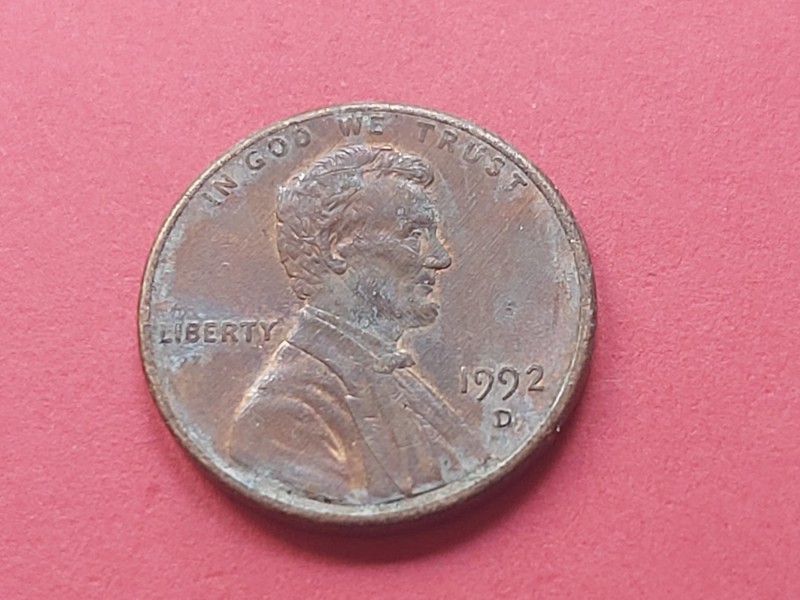 USA - 1 cent 1992 god D