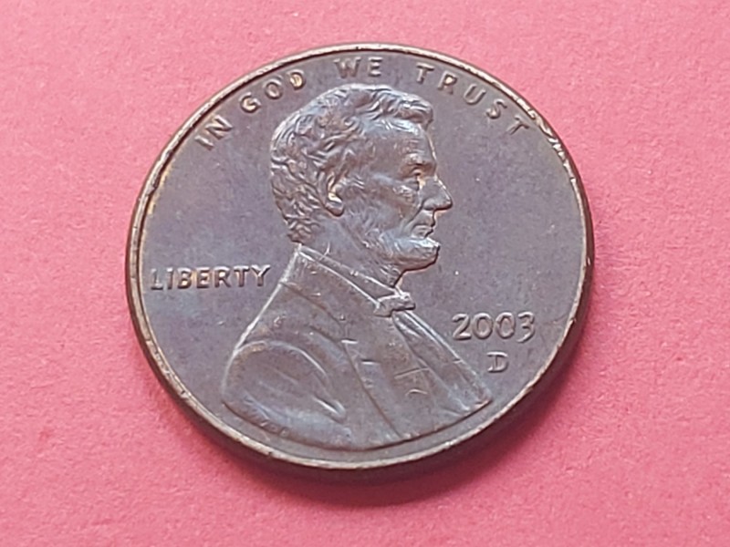 USA - 1 cent 2003 god D