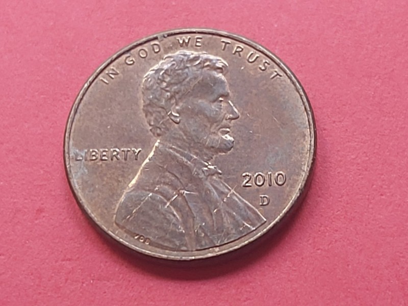 USA - 1 cent 2010 god D