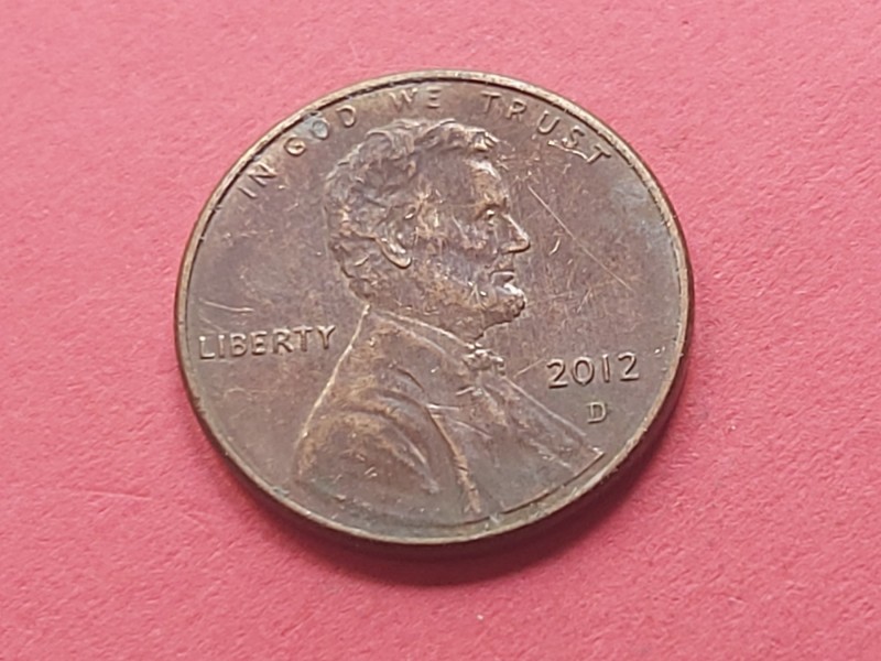 USA - 1 cent 2012 god D