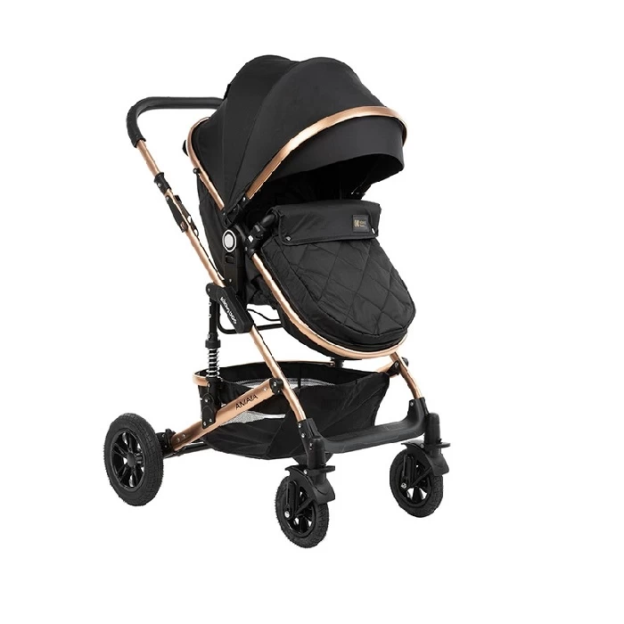 Kolica Amaia Black KKB10122 - kombinovana kolica 2 u 1 za bebe