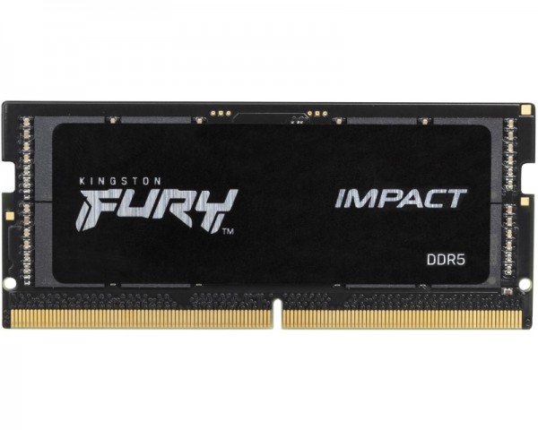 KINGSTON SODIMM DDR5 16GB 4800MTs KF548S38IB-16 Fury Impact black