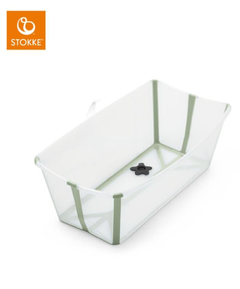 Stokke Flexi Bath kadica za bebe na sklapanje - Transparent Green