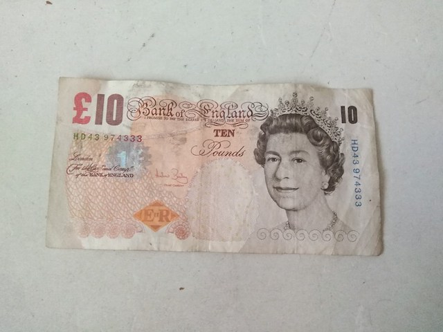 10 funti Engleska, 2005.