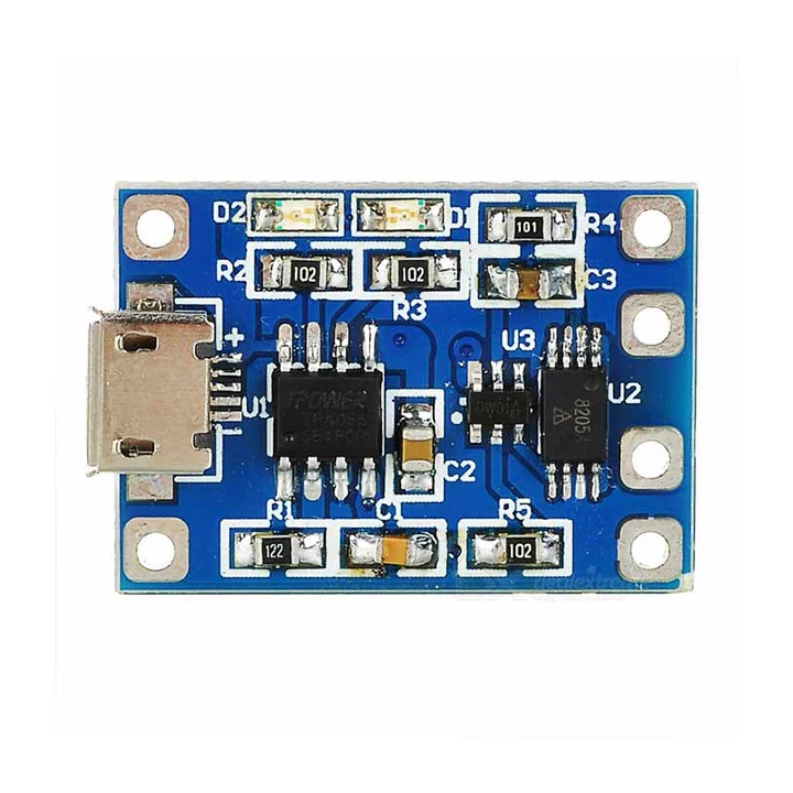 Punjač baterija Li-ion, IN 5V - OUT 4.2V USB BF micro, 1.2A