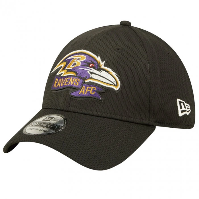 Baltimore Ravens New Era 39THIRTY 2022 Official Sideline Coach Flex kačket