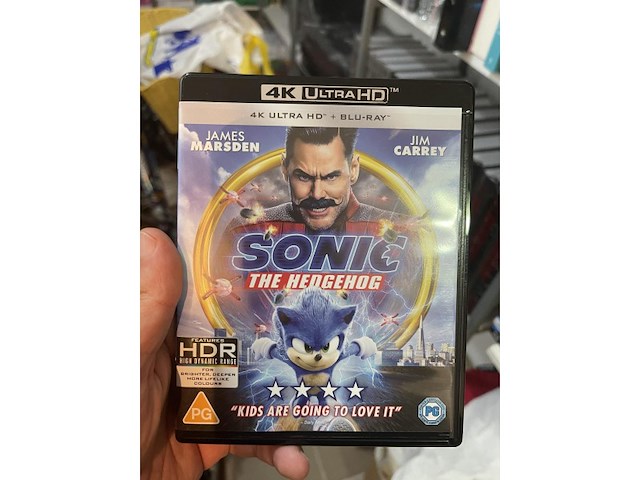 Sonic 4k uhd plus blu ray 2disc set