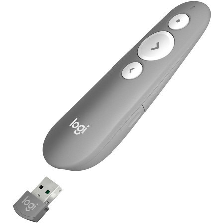 Logitech R500s laser presentation remote mid grey 2.4 GH ( 910-006520 )