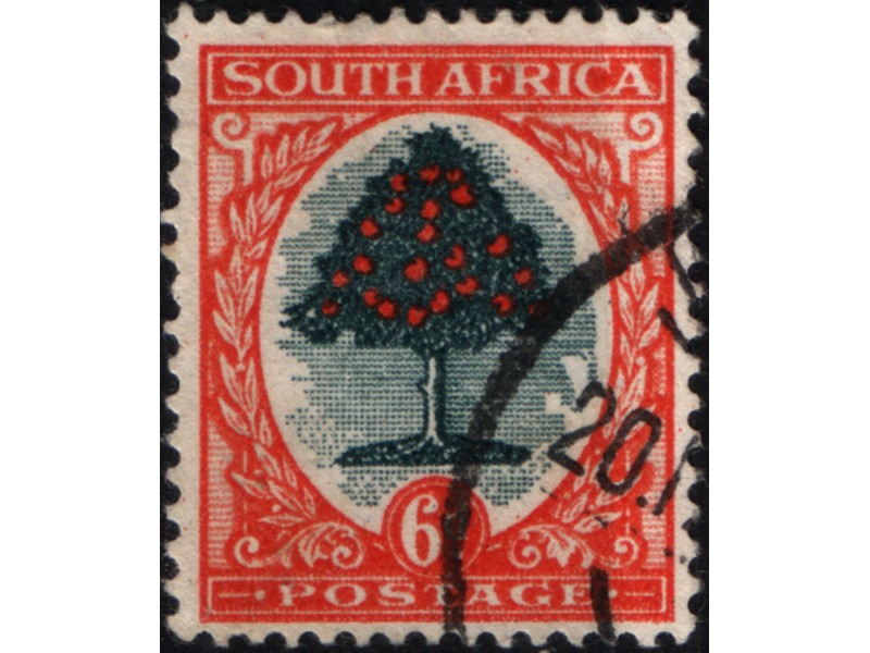 kt530j 1947-54 SouthAfrica Mi197(-o-)1/18