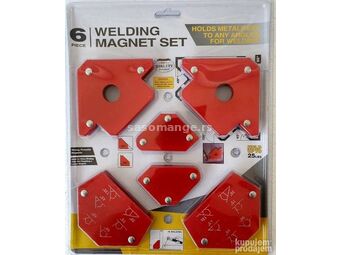 Magneti ugaoni za varenje zavarivanje set 6 komada