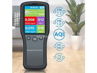 Tester kvaliteta vazduha PM2.5, PM10, AQI, HCHO, TVOC