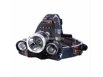 Punjiva led lampa za glavu 3 x T6 led dioda