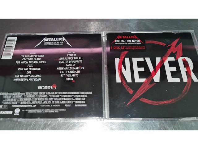 Metallica - Through the never 2CDa , ORIGINAL